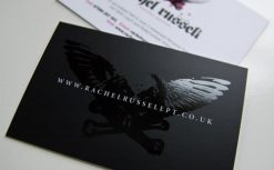 Premium Spot UV Varnish Business Cards - Matt Laminated